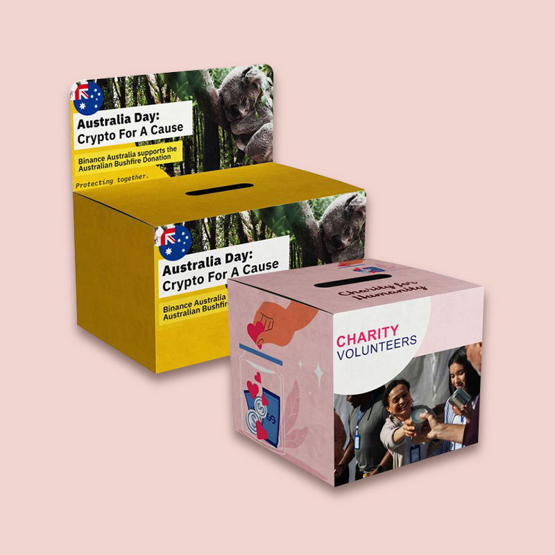 Custom Printed Charity Boxes Wholesale in Uk | CustomBoxesWorld